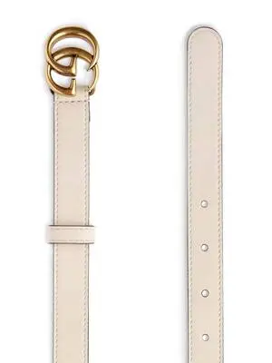 Gucci Double G Buckle Leather Belt