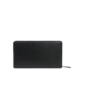 Bally Logo Details Wallet - Black