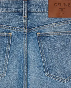 Celine Kurt Jeans In Cotton Denim
