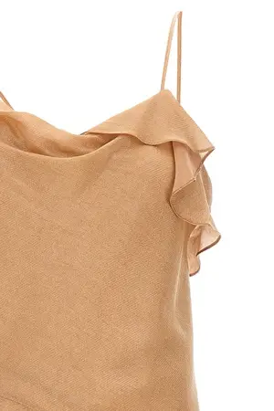 Victoria Beckham Asymmetrical Cami Slip Dress
