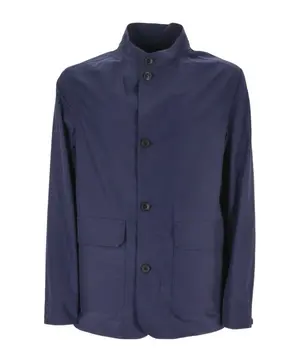 Zegna Long-sleeved Mock Neck Jacket