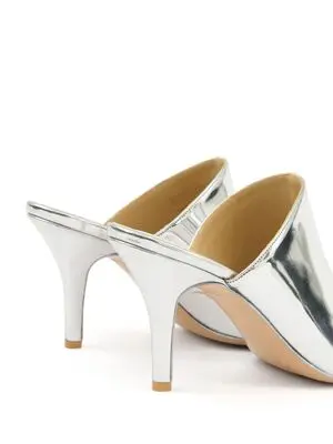 MAISON MARGIELA Metallic-effect Stiletto Mules