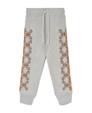 Burberry Thomas Bear-print Track Pants - Gray