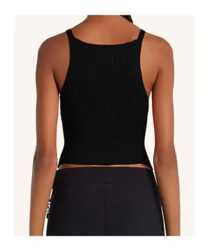COURREGES Courrèges Sleeveless Ribbed Knit Top
