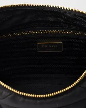Prada Quilted Re-nylon Shoulder Bag - Black