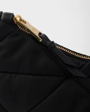 Prada Quilted Re-nylon Shoulder Bag - Black