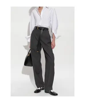 Givenchy Pleated Tailored Trousers - Grey