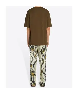Dries Van Noten Floral Print Straight-leg Trousers