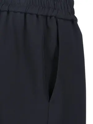 Celine Elastic Waist Straight Leg Casual Pants