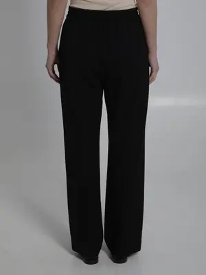 Celine Elastic Waist Straight Leg Casual Pants