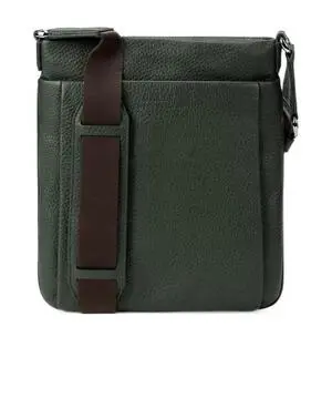 Bally Logo Detail Satchel - Green