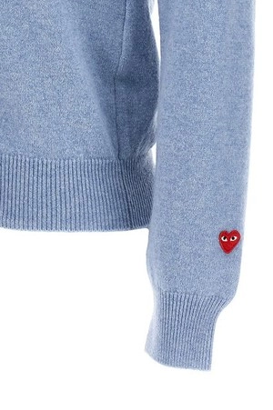 Play Comme Des Garcon Cardigan With Heart Detail - No