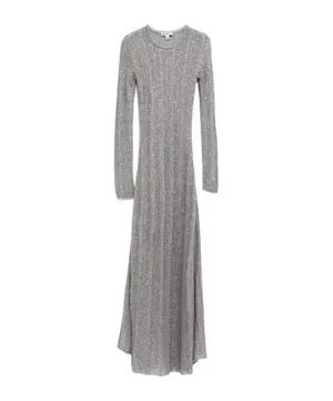 Alaïa Long Sequin Knit Dress