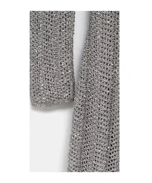 Alaïa Long Sleeve Sequin Knit Maxi Dress