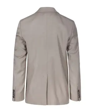 Ami Single-breasted Tailored Blazer - Gray
