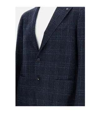 Tagliatore Single-breasted Tweed Blazer - Black