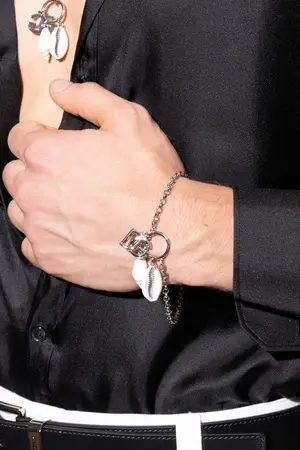 Dolce & Gabbana Chain Charm Bracelet With Lobster Clasp