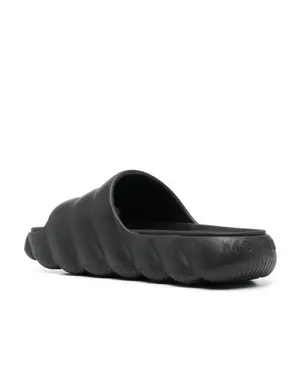 Moncler Quilted Logo Sliders