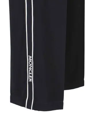 Moncler Logo Detailed Track Pants - Black