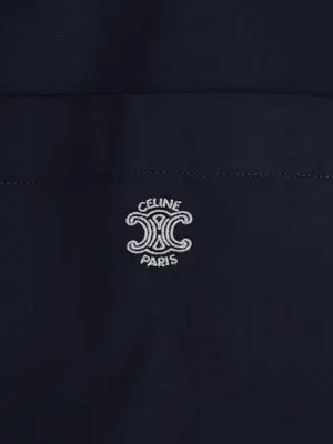 Celine Scout Shirt In Cotton And Linen Cloth