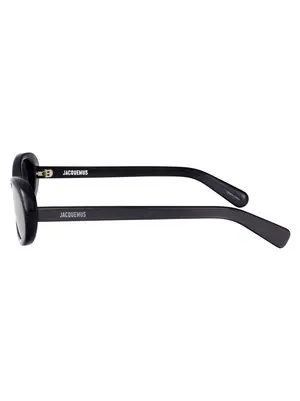 Jacquemus Oval Frame Sunglasses - Gray