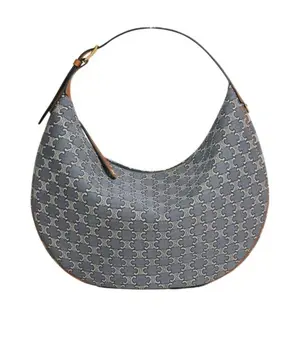 Celine Lulu Large Triomphe Jacquard Tote Bag