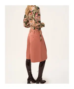 Chloé High-waisted Elephant Leg Shorts