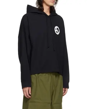 Acne Studios Logo Print Drawstring Hoodie