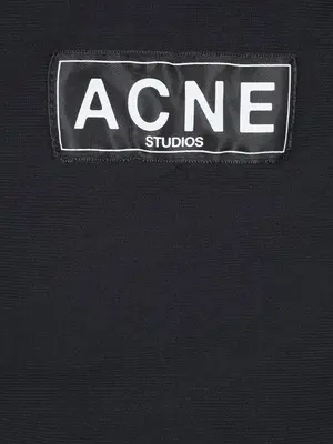 Acne Studios Logo Print Drawstring Hoodie