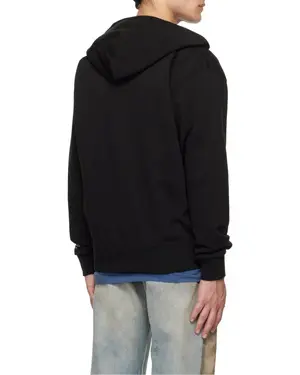Kenzo Embroidered Zip-up Hoodie - Black
