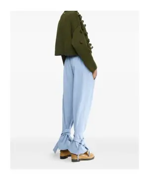 J.W.ANDERSON Tie-fastening Cotton Trousers