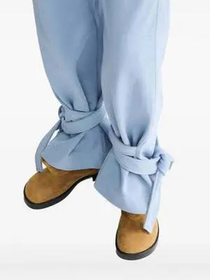 J.W.ANDERSON Tie-fastening Cotton Trousers