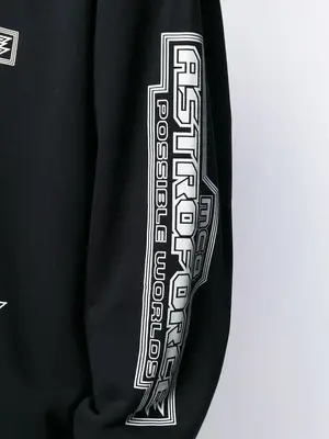 Alexander McQueen Logo Pattern Hooded Sweater