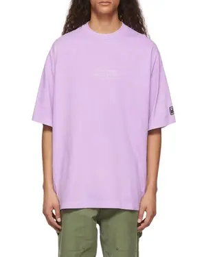 Palm Angels Pxp Creative Services Emb Tee Lilac Bla