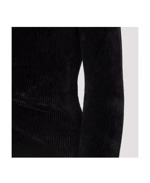 MSGM Ribbed Cut Out Detail Sweater