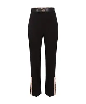 Elisabetta Franchi Belted Capri Trousers