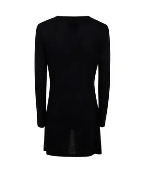 Yohji Yamamoto Graphic Long Sleeve Dress