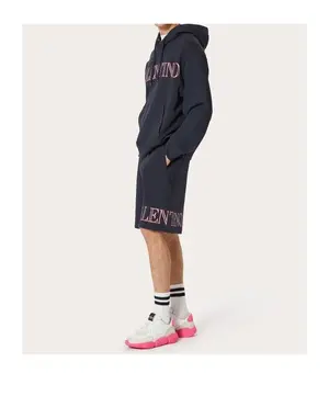 Valentino Garavani Logo Print Drawstring Shorts