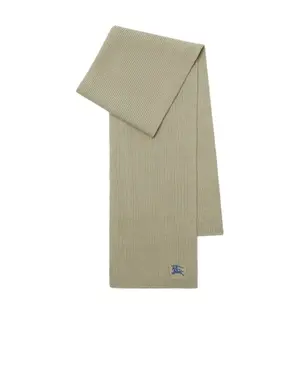 Burberry Burberry EKD-Embroidered Knitted Scarf Nude