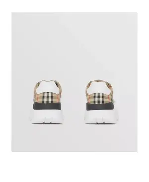 Burberry Vintage Checked Panelled Sneakers