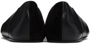 JIL SANDER Square-toe Slip-on Ballerina Flats - Black