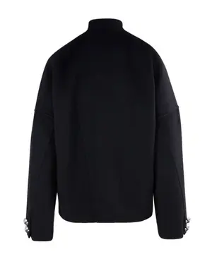 Emilio Pucci Ruffled High Neck Jacket