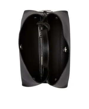 TOD'S Logo Charm Mini Crossbody Bag - Black