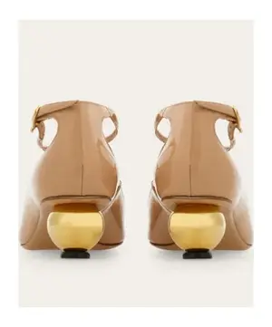 FERRAGAMO Ball-heel T-strap Pumps