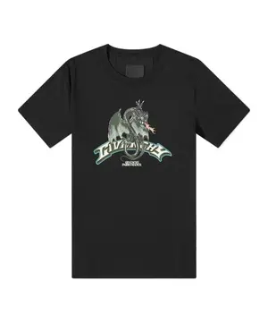 Givenchy Graphic Printed Crewneck T-shirt - Black