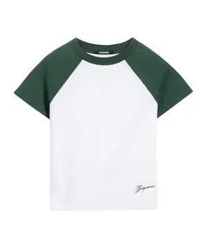Jacquemus Short-sleeve Crewneck T-shirt With Contrast Details