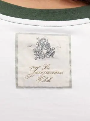Jacquemus Short-sleeve Crewneck T-shirt With Contrast Details