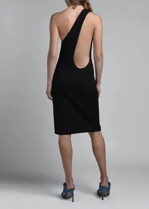 Bottega Veneta One Shoulder Knit Dress