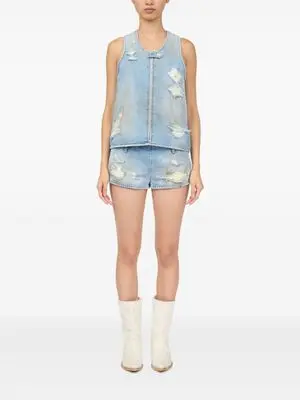 MAISON MARGIELA Distressed Scoop Neck Vest