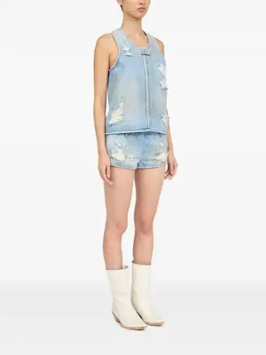 MAISON MARGIELA Distressed Scoop Neck Vest